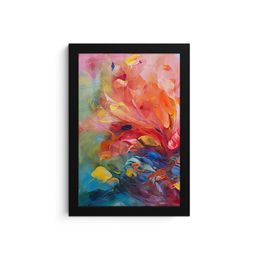 MuchoWow Poster mit Bilderrahmen Rosa | Gr.: 20 x 30 cm