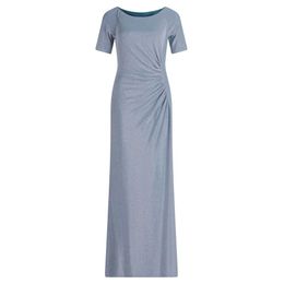 Vera Mont Abendkleid im Glitzer-Look in Light Blue/Silver | Gr.: 46