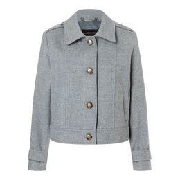 More & More More & More vielseitig kombinierbare Kurz-Jacke in warm grey melange | Gr.: 40