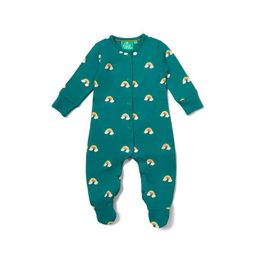 Little Green Radicals Bio-Baumwolle Babygrow in Grün | Gr.: 1 Monat
