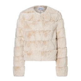More & More More & More kuschelige, stilvolle Kunstfell-Kurzjacke in powder creme | Gr.: 36