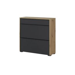 Wohnwert Schuhschrank Arca &brvbar; grau &brvbar; Ma&szlig;e (cm): B: 97 H: 96 T: 33.0 &raquo; H&ouml;ffner