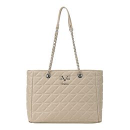 19V69 Italia Shopper 'Silvia Silver' Damen Gr&ouml;&szlig;e One Size beige