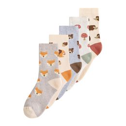 next Socken Jungen Größe 16/18.5 beige / blaumeliert / graumeliert / rot
