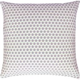 Vhg Dekokissen &raquo;Niam&laquo; Rei&szlig;verschluss, Kissenh&uuml;lle ohne F&uuml;llung, 1 St&uuml;ck, Ornamente lavendel + Ornamente Obermaterial: 100% Polyester B/L: 40 cm x...