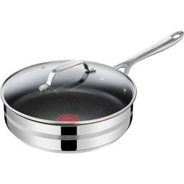 Tefal Schmorpfanne »Jamie Oliver Cook Smart, Ø 25 cm, Pfanne Induktion, Thermo-Signal« Edelstahl 1 Stk. tlg. Antihaftversiegelung, geeignet für...