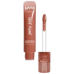 NYX Lipgloss »Professional Makeup Jelly Job Lip Gloss« natur No filler, just jelly-gloss -pflegender Gloss für optisch vollere Lippen