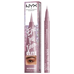 NYX Eyeliner »Professional Makeup Epic Ink Liner« lila Eyeliner mit feiner Pinselspitze für dünne und dicke Linien