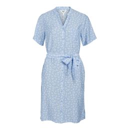 Object Kleid 'Seline' Damen Gr&ouml;&szlig;e 40 hellblau / wei&szlig; Sommerkleid