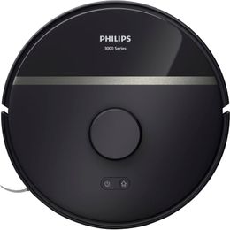 Philips Saugroboter »XU3000/01 mit Wischfunktion, 230 min Akkulaufzeit, Teppichfunktion« 360° Lasernavigation und Wischfunktion Dunkel und...