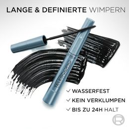 L'ORÉAL PARIS Mascara »Telescopic Waterproof Mascara« schwarz Wimperntusche für optisch verlängerte Wimpern