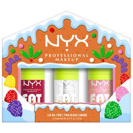 NYX Lipgloss »Professional Makeup Fat Oil Trio Kit« mehrfarbig Fat Oil Trio Kit mit 3 Fat Oil Lip Drip Lipgloss