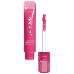 NYX Lipgloss »Professional Makeup Jelly Job Lip Gloss« pink No filler, just jelly-gloss -pflegender Gloss für optisch vollere Lippen