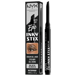 NYX Eyeliner »Professional Makeup Epic Inky Stix Cream Gel-Eyeliner« schwarz Epic Inky Farbe in einem Stick - just click!