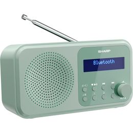 Sharp Digitalradio (DAB+) »TOKYO DR-P420« (A2DP Bluetooth AVRCP Bluetooth Bluetooth Digitalradio (DAB+) FM-Tuner mit RDS 2 W) grün 40...