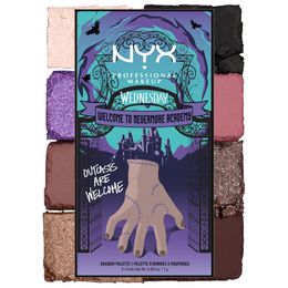 NYX Lidschatten-Palette »Professional Makeup Wednesday The Nevermore Academy Palette« mehrfarbig Lidschattenpalette im Wednesday-Look