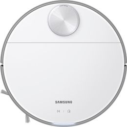 Samsung Saugroboter »Jet Bot+ VR30T85513W/WA mit Wischfunktion« mit Clean Station und LiDAR Sensor misty white