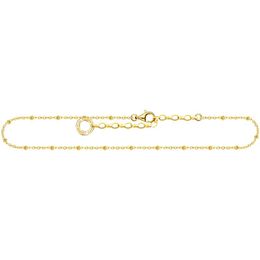 Thomas Sabo Fußkette »Dots, AK0028-001-21-L27V, AK0028-413-39-L27V« gelbgoldfarben