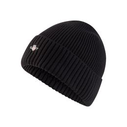 Gant Strickmütze »COTTON BLEND LOGO BEANIE« Regular fit BLACK