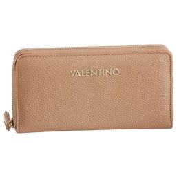 Valentino Handbags VALENTINO BAGS Geldbörse »BRIXTON« Damen, Geldbeutel, Portemonnaie mit umlaufendem Reißverschluss beige