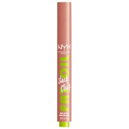 NYX Lippenstift »Professional Makeup Fat Oil Slick Click« natur 0 Lippenstift für intensive Farbe und Feuchtigkeit
