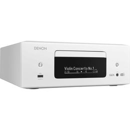 Denon Netzwerkplayer »RCD-N12DAB« (Bluetooth NFC WLAN ) weiß M-Phono-Equalizer - Schließe Deinen Plattenspieler direkt an das Gerät an und...