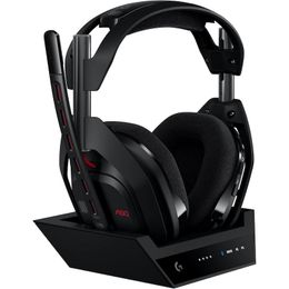 Logitech Gaming-Headset »Astro A50 LIGHTSPEED Wireless Gaming Headset + Base Station - BLACK« schwarz