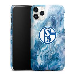 DeinDesign iPhone 11 Pro Max Handy Premium Case Smartphone Handyh&uuml;lle Schutzh&uuml;lle gl&auml;nzend Fc Schalke 04 Logo Merchandise Premium Case