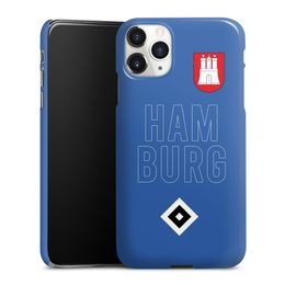 DeinDesign iPhone 11 Pro Max Handy Premium Case Smartphone Handyh&uuml;lle Schutzh&uuml;lle gl&auml;nzend Hamburger Sv Hamburg Official Licensed Product Premium Case