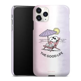DeinDesign iPhone 11 Pro Max Handy Premium Case Smartphone Handyh&uuml;lle Schutzh&uuml;lle gl&auml;nzend Snoopy Official Licensed Product Peanuts Premium Case
