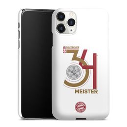 DeinDesign iPhone 11 Pro Max Handy Premium Case Smartphone Handyh&uuml;lle Schutzh&uuml;lle gl&auml;nzend Master Official Licensed Product Fc Bayern M&uuml;nchen Premium Case