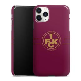 DeinDesign iPhone 11 Pro Max Handy Premium Case Smartphone Handyh&uuml;lle Schutzh&uuml;lle gl&auml;nzend 1. Fc Kaiserslautern 125 Jahre Official Licensed Product Premium Case