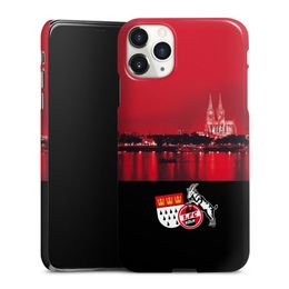 DeinDesign iPhone 11 Pro Max Handy Premium Case Smartphone Handyh&uuml;lle Schutzh&uuml;lle gl&auml;nzend Official Licensed Product 1. Fc K&ouml;ln Skyline Premium Case