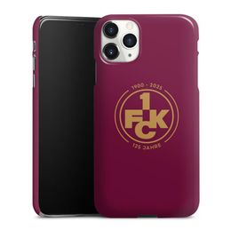 DeinDesign iPhone 11 Pro Max Handy Premium Case Smartphone Handyh&uuml;lle Schutzh&uuml;lle gl&auml;nzend 125 Jahre 1. Fc Kaiserslautern 1. Fck Premium Case