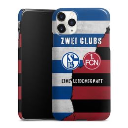 DeinDesign iPhone 11 Pro Max Handy Premium Case Smartphone Handyh&uuml;lle Schutzh&uuml;lle gl&auml;nzend Fc Schalke 04 Friendship 1. Fc N&uuml;rnberg Premium Case