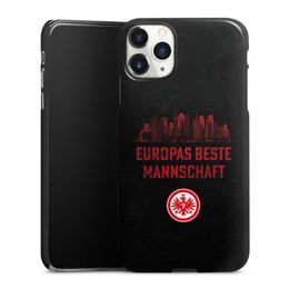 DeinDesign iPhone 11 Pro Max Handy Premium Case Smartphone Handyh&uuml;lle Schutzh&uuml;lle gl&auml;nzend Merchandise European Cup Eintracht Frankfurt Premium Case