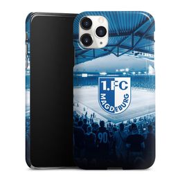 DeinDesign iPhone 11 Pro Max Handy Premium Case Smartphone Handyh&uuml;lle Schutzh&uuml;lle gl&auml;nzend 1. Fcm Stadium 1. Fc Magdeburg Premium Case