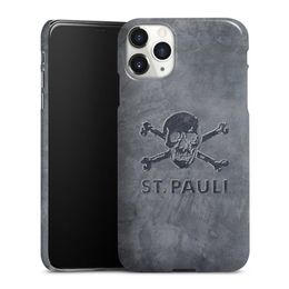 DeinDesign iPhone 11 Pro Max Handy Premium Case Smartphone Handyh&uuml;lle Schutzh&uuml;lle gl&auml;nzend Concrete Logo Fc St. Pauli Premium Case