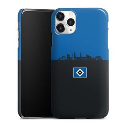 DeinDesign iPhone 11 Pro Max Handy Premium Case Smartphone Handyh&uuml;lle Schutzh&uuml;lle gl&auml;nzend Hsv Skyline Hamburg Premium Case
