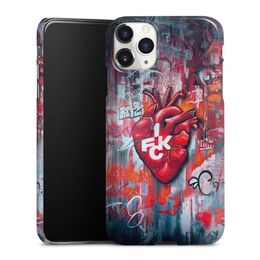 DeinDesign iPhone 11 Pro Max Handy Premium Case Smartphone Handyh&uuml;lle Schutzh&uuml;lle gl&auml;nzend 1. Fc Kaiserslautern Heart 1. Fck Premium Case