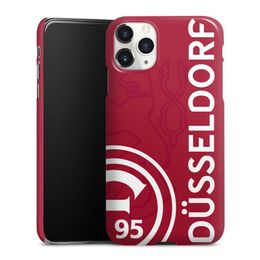 DeinDesign iPhone 11 Pro Max Handy Premium Case Smartphone Handyh&uuml;lle Schutzh&uuml;lle gl&auml;nzend Lettering F95 Fortuna D&uuml;sseldorf Premium Case