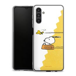 DeinDesign Galaxy A13 5G Handy Silikon H&uuml;lle Case transparent Handyh&uuml;lle Snoopy Peanuts Children Silikon Case