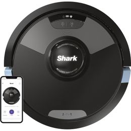 SHARK Saugroboter »AI ULTRA 2-in-1 Saugroboter RV2600WDEU mit Wischfunktion« Schwarz/ Silber/ Blau