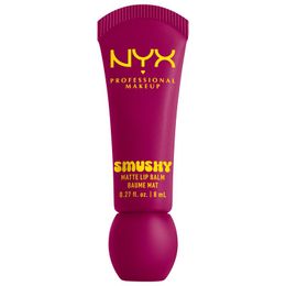 NYX Lippenbalsam »Professional Makeup Smushy Matte Lip Balm« rot Samtweiches, mattes Finish und aufbaubare Farbe