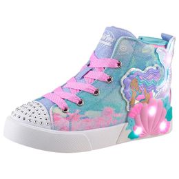Skechers Sneaker »TWINKLE MAGIC LIGHTS«, Blink, -Schnürboots, Reißver., Glitzer, Größenschablone zum Download türkis-pink 28 28 Skechers Mid-Cut...
