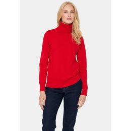 Saint Tropez Rollkragenpullover &raquo;J2046, MilaSZ Rollneck&laquo; Feinstrick mit Viskose, Classic fit Racing Red XXL (44) XXL (44) Kuscheliger...