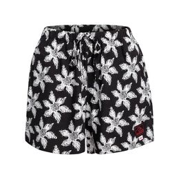 Quiksilver Shorts »x Stranger Things Upside Down« Upsidown Monster Flower Black XL XL Stoff: Viskose-Stoff