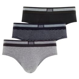 Jockey Slip »Cotton Stretch« 3er Pack, ohne Eingriff, elastisch, bequem black stripe S S Klassischer Herrenslip von Jockey