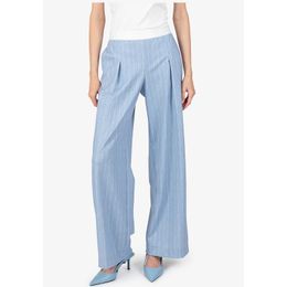 Sportalm KITZB&Uuml;HEL Palazzohose mit Nadelstreifen Blue Marguerite 40 - N-Gr N-Gr 40 Hose mit Widelegs von Sportalm Kitzb&uuml;hel