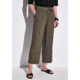 Street One Culotte »Styel EMEE« Sommerhose mit elastischem Bund mit Tunnelzug acron brown 34 - Länge 26 Länge 26 34 7/8- Culotte für Damen von...